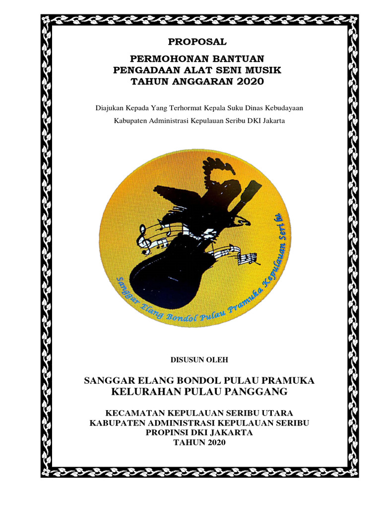 Proposal Gamelan Dan Angklung 20 - 20 | PDF | Seni