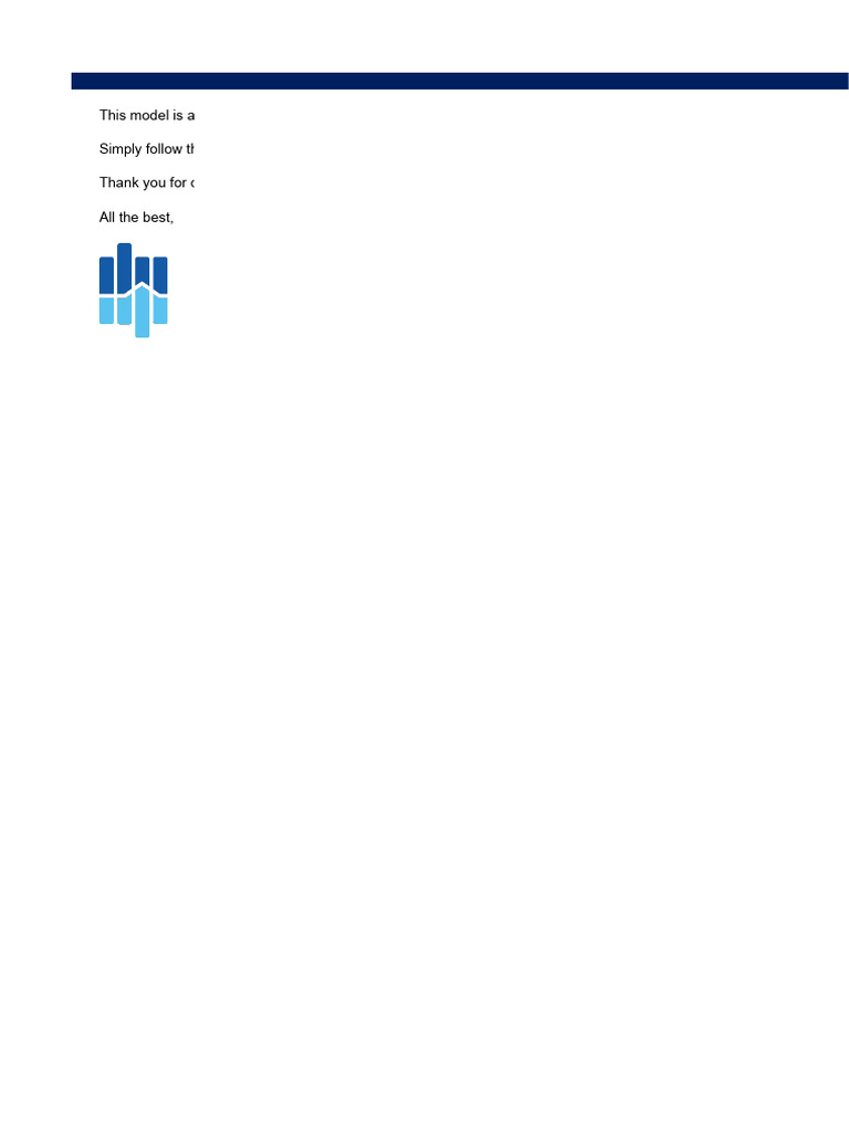 Jarden Stock Pitch Competition 2020 Financial Model | PDF | Discounted ...