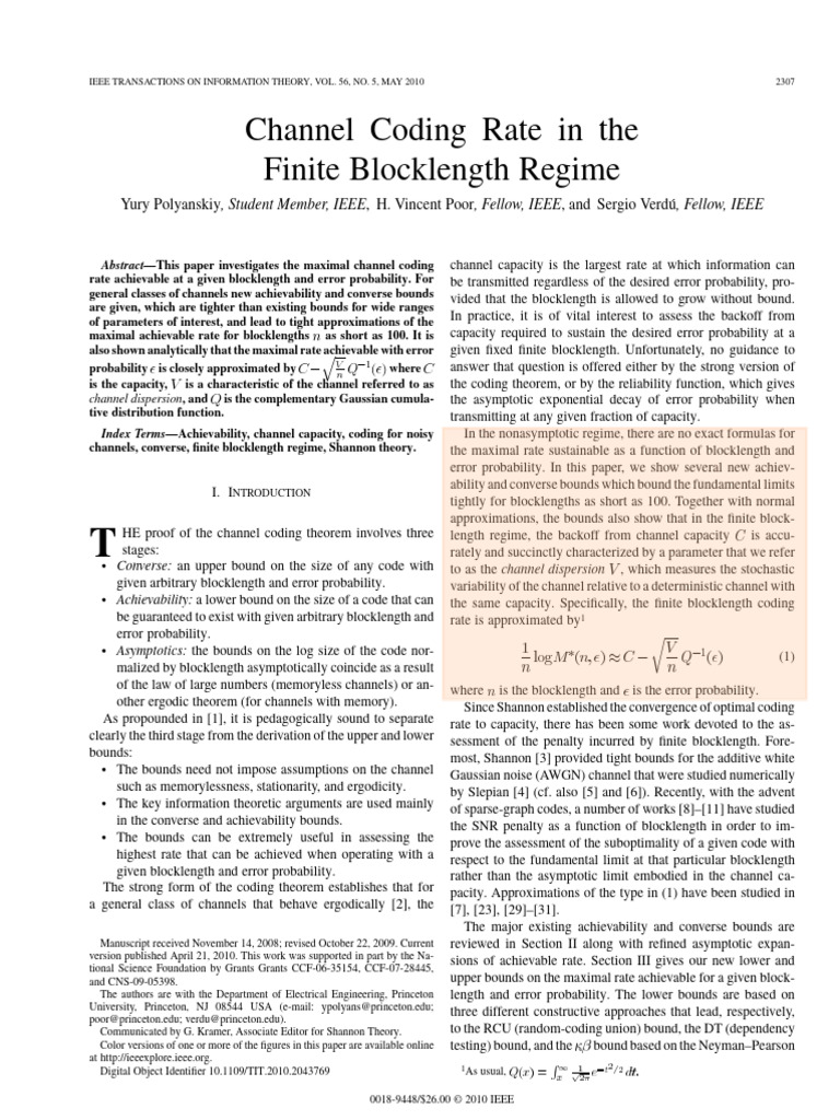 uRLLC Rate | PDF | Statistical Theory | Mathematics