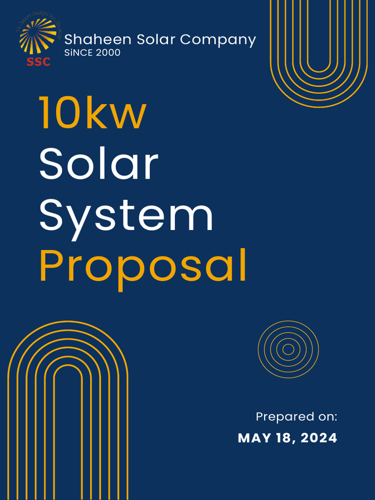 10kW Solar System Proposal by Shaheen Solar | PDF | Photovoltaics ...