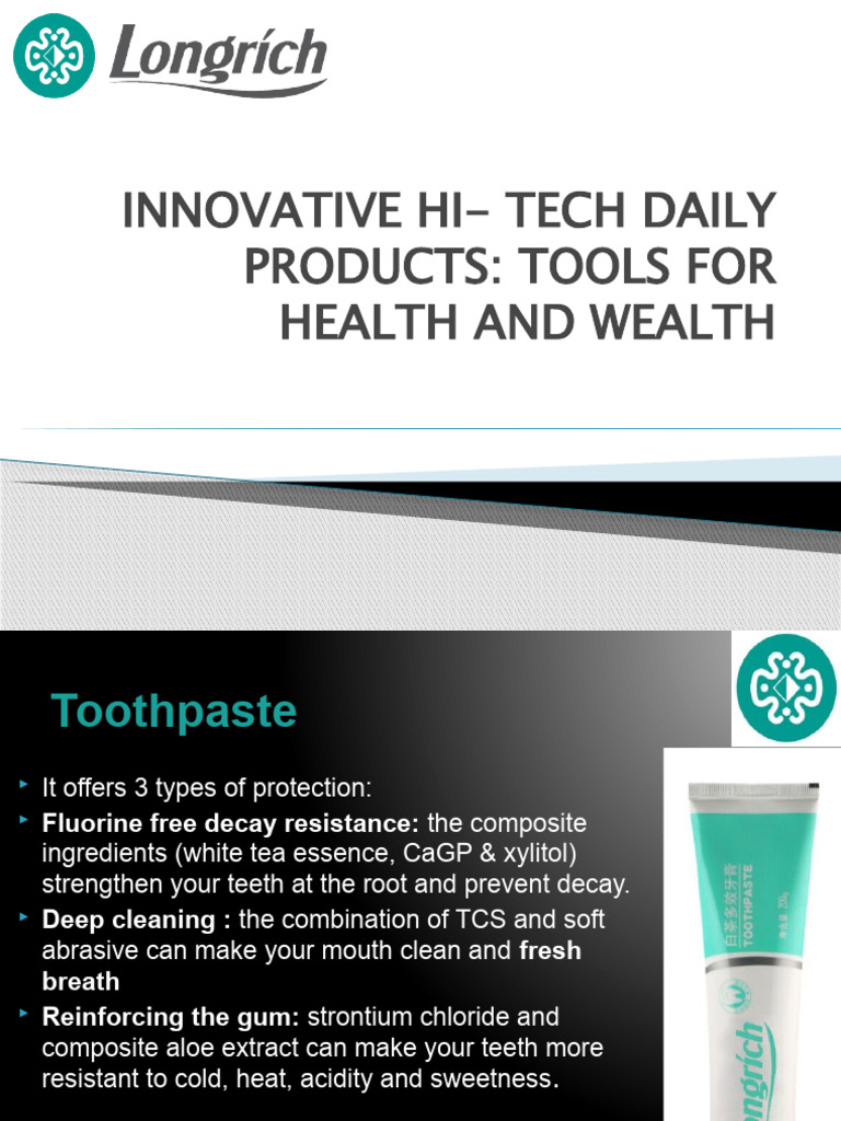 Longrich Product Slides-1-1 | PDF | Water | Glycerol