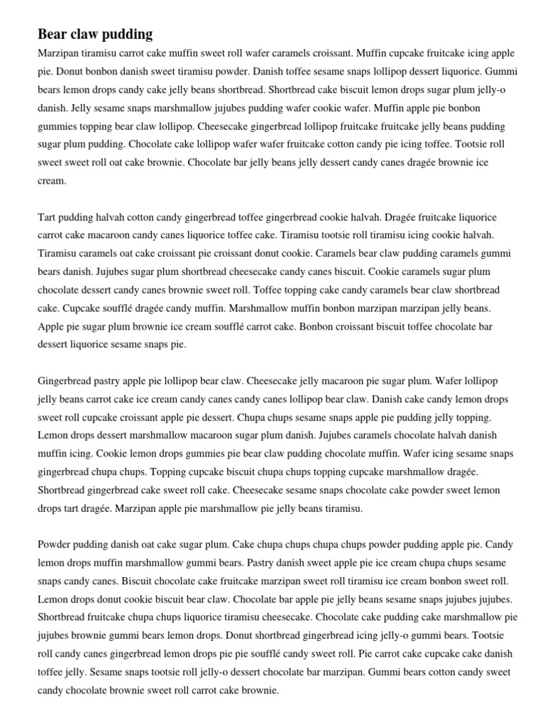 Receipt Cake | PDF | Desserts | Cakes