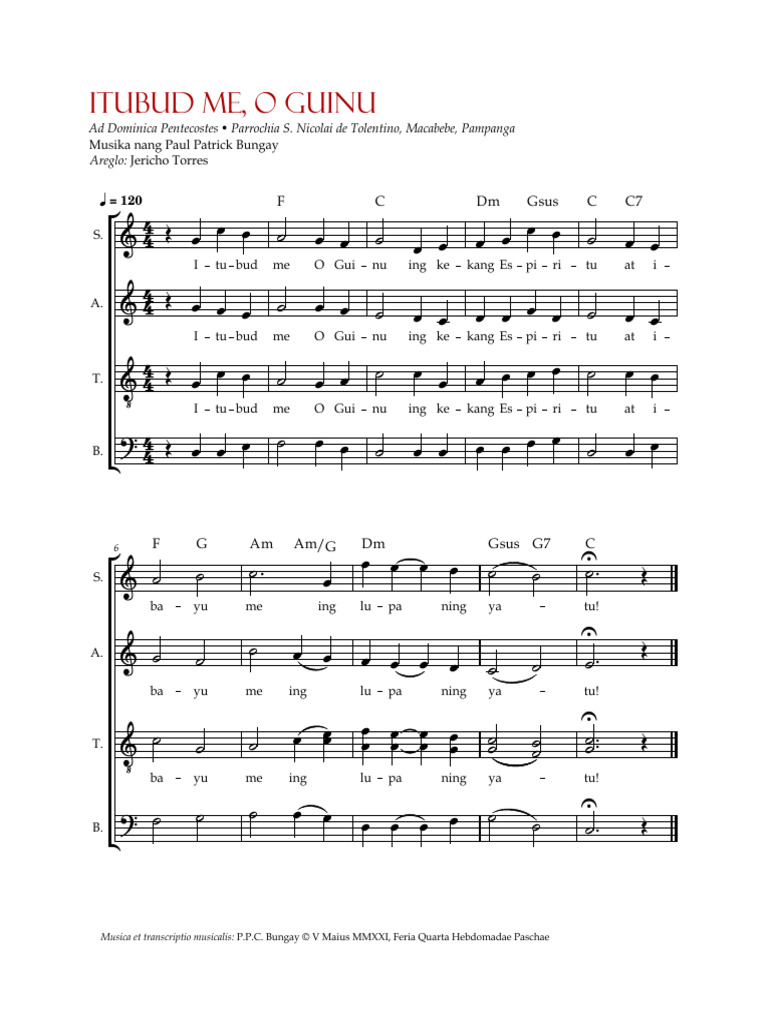 Psalmus 104 Choral | PDF