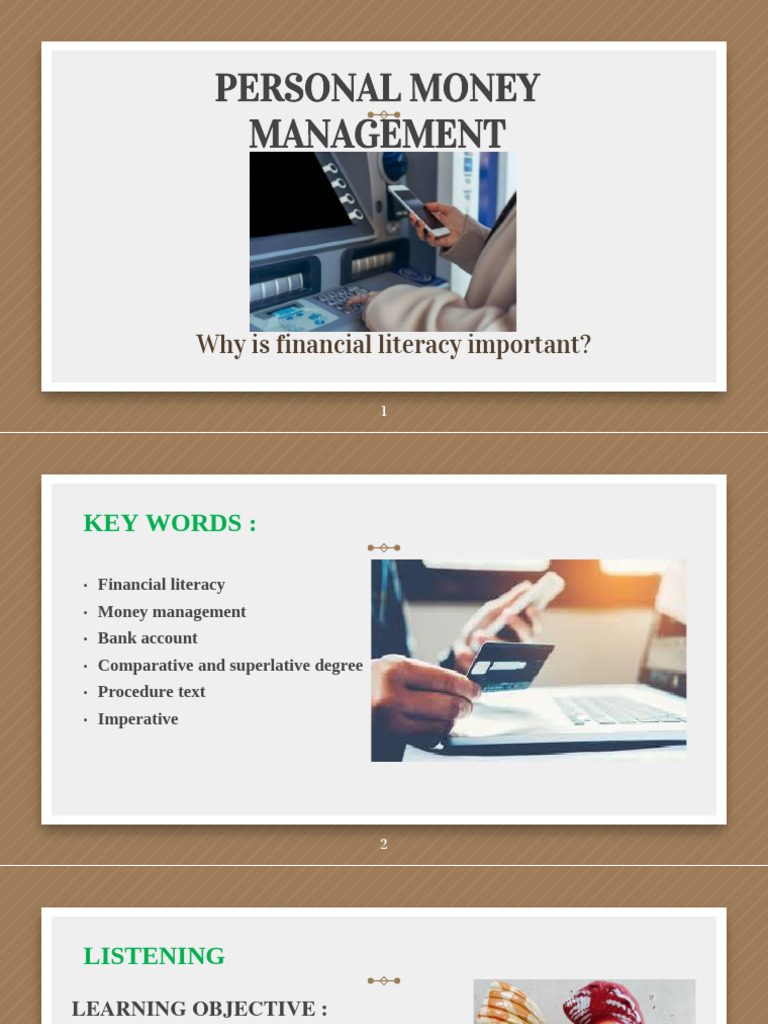 Personal Money Management | PDF | Linguistic Typology | Linguistics