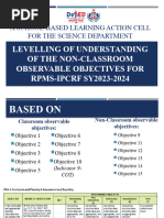 Annex J - COT RSP Rubric | PDF | Educational Assessment | Teachers