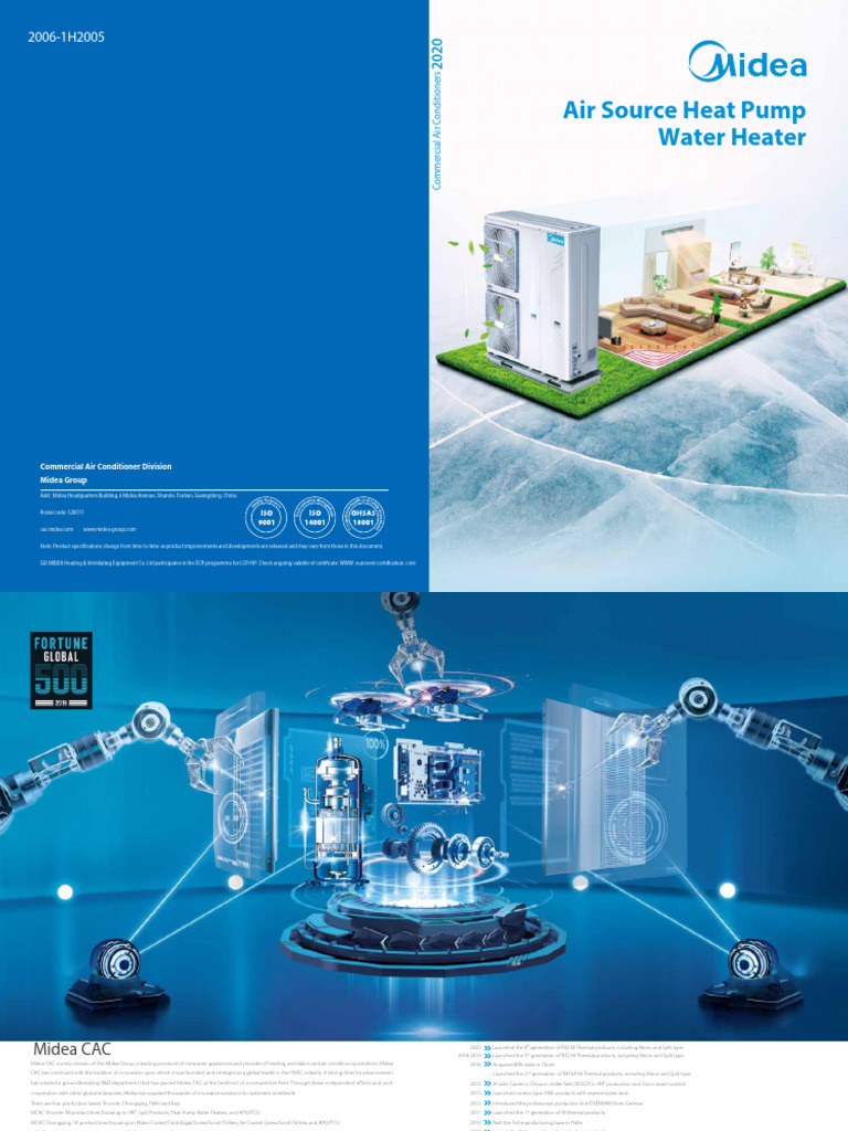 Midea - M-Thermal 2.generációs Katalógus 2020 - ENG | PDF | Water ...