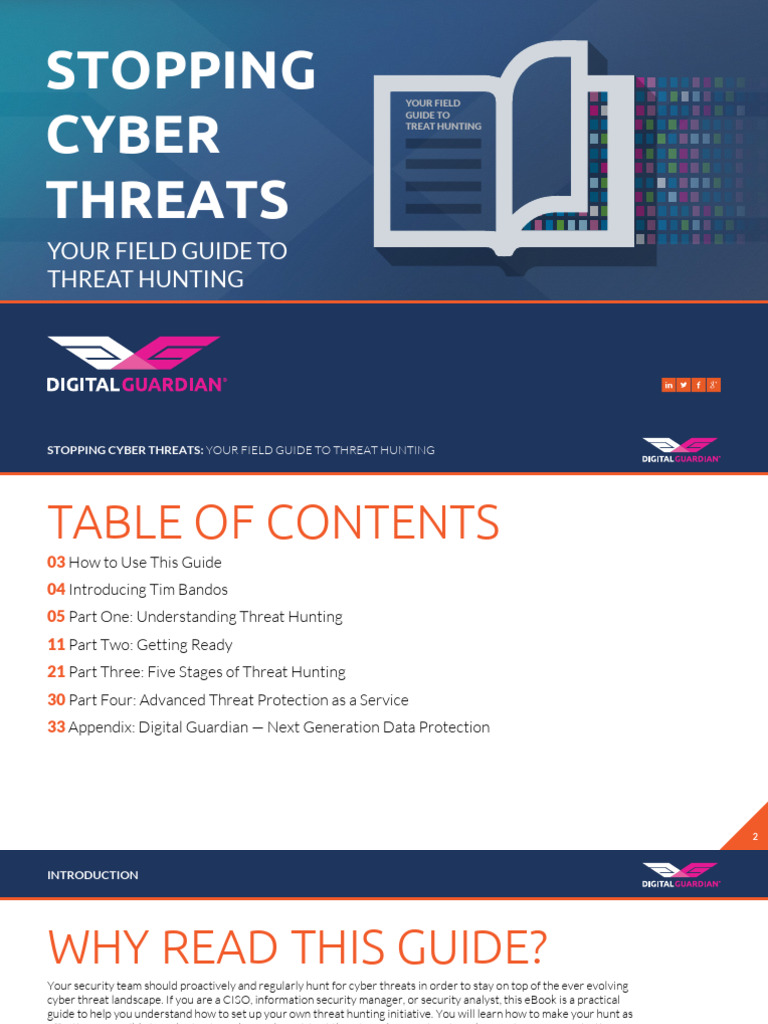 stopping-cyber-threats-your-field-guide-to-threat-hunting-ebook (1) | PDF | Computer Security ...
