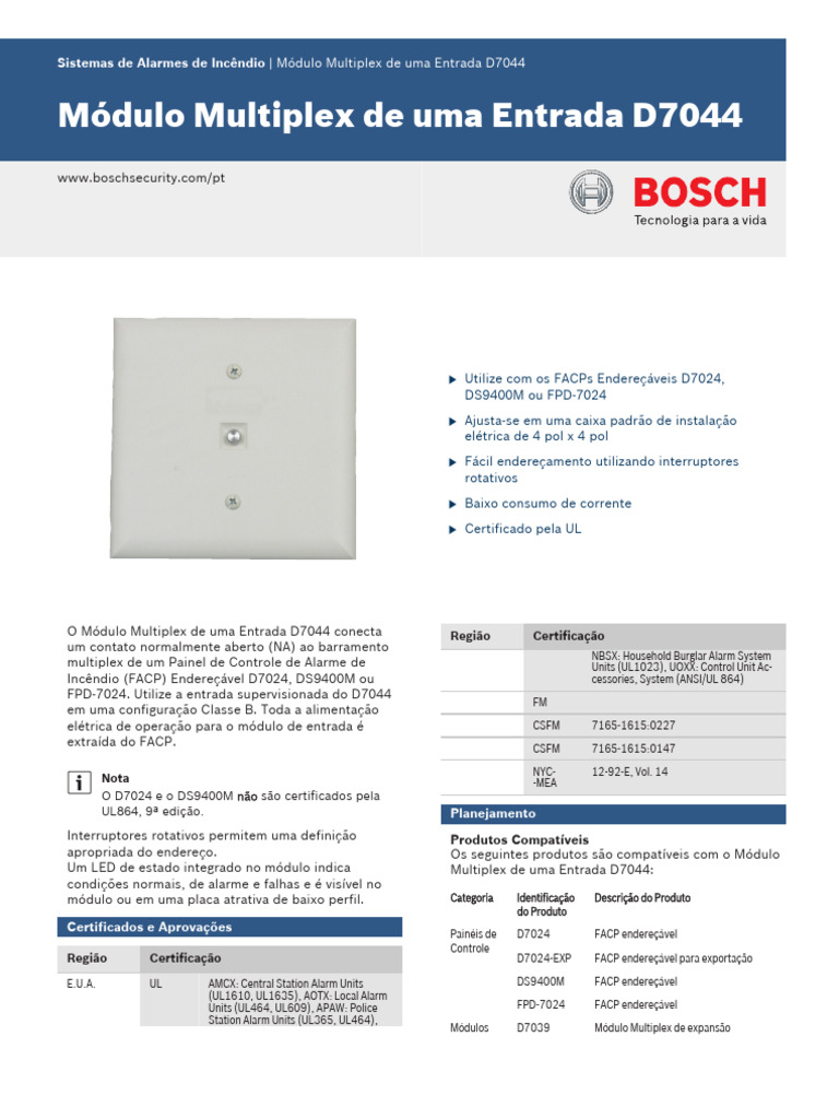 Data Sheet D7044 | PDF | Eletrônicos | Engenharia Elétrica