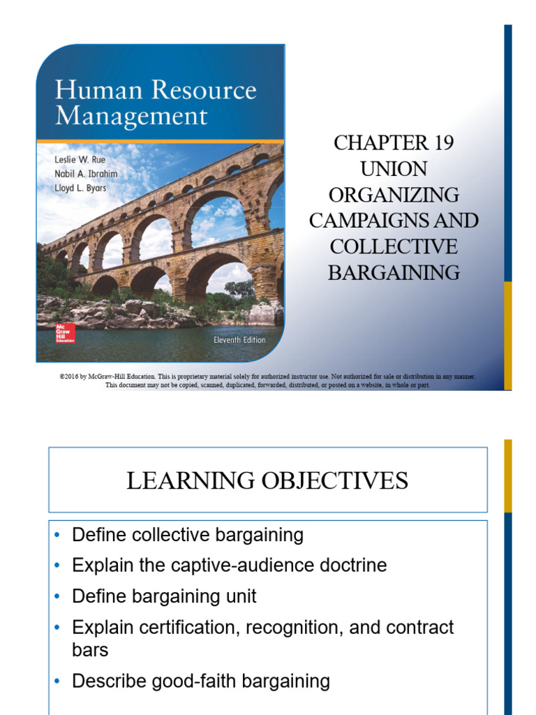 W13 Presentation UnionOrganizingCampaignsandCollectiveBargaining | PDF | Cost Of Living | Mediation