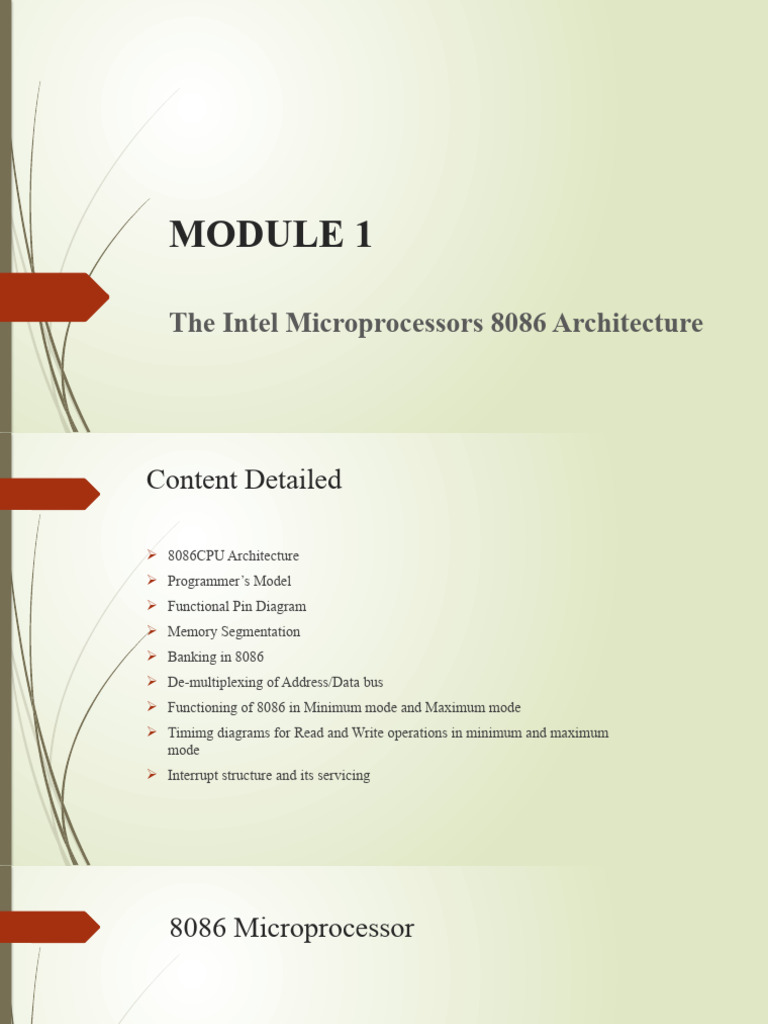 8086 Microprocessor Architecture Guide | PDF | Central Processing Unit | Office Equipment