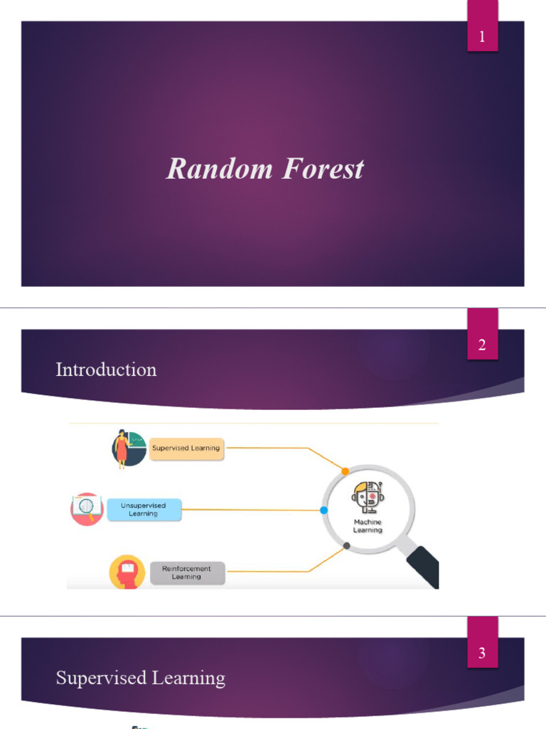 Lecture 16 Random Forest | PDF | Algorithms | Statistics