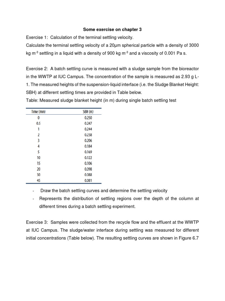 Exercise Chapter 3 | PDF