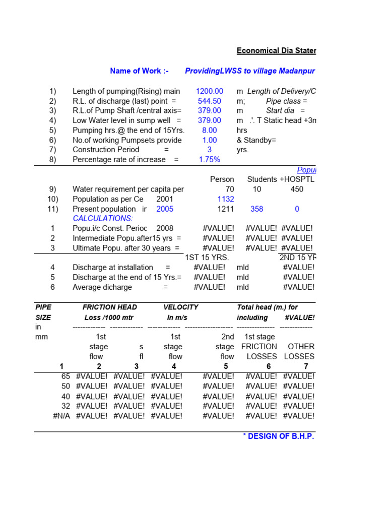 Ecol Dia WSS - Sample Modyify | PDF | Pump | Horsepower