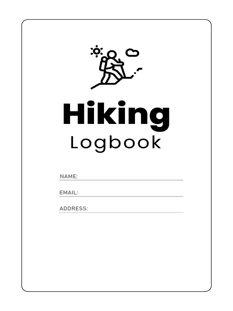 Comprehensive Hiking Logbook Template | PDF | Hiking | Trail