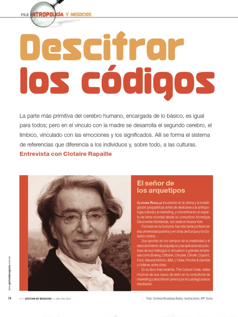 Decifrar Los Codigos | PDF | Cerebro | Vino