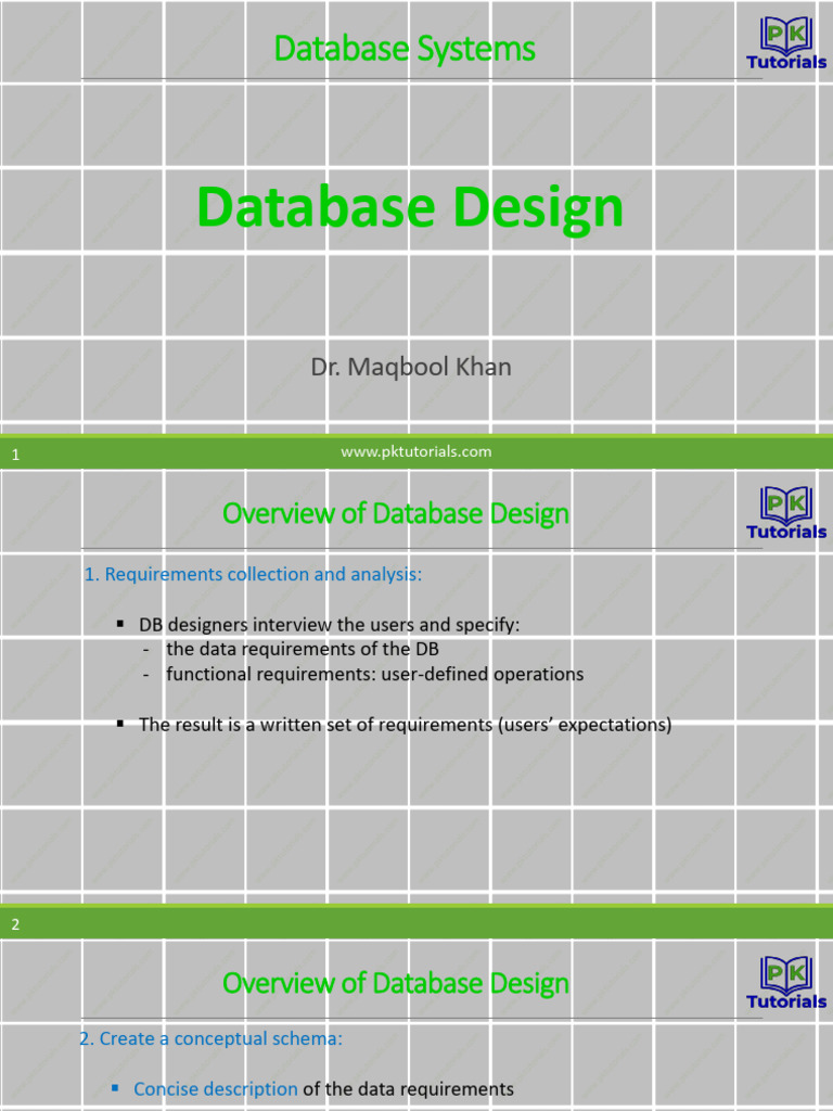 05 Database Design | PDF | Databases | Conceptual Model 05 Database Design | PDF | Databases | Conceptual Model