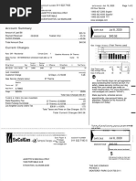Utility Bill Summary for Residents | PDF | Cheque | Debit Card