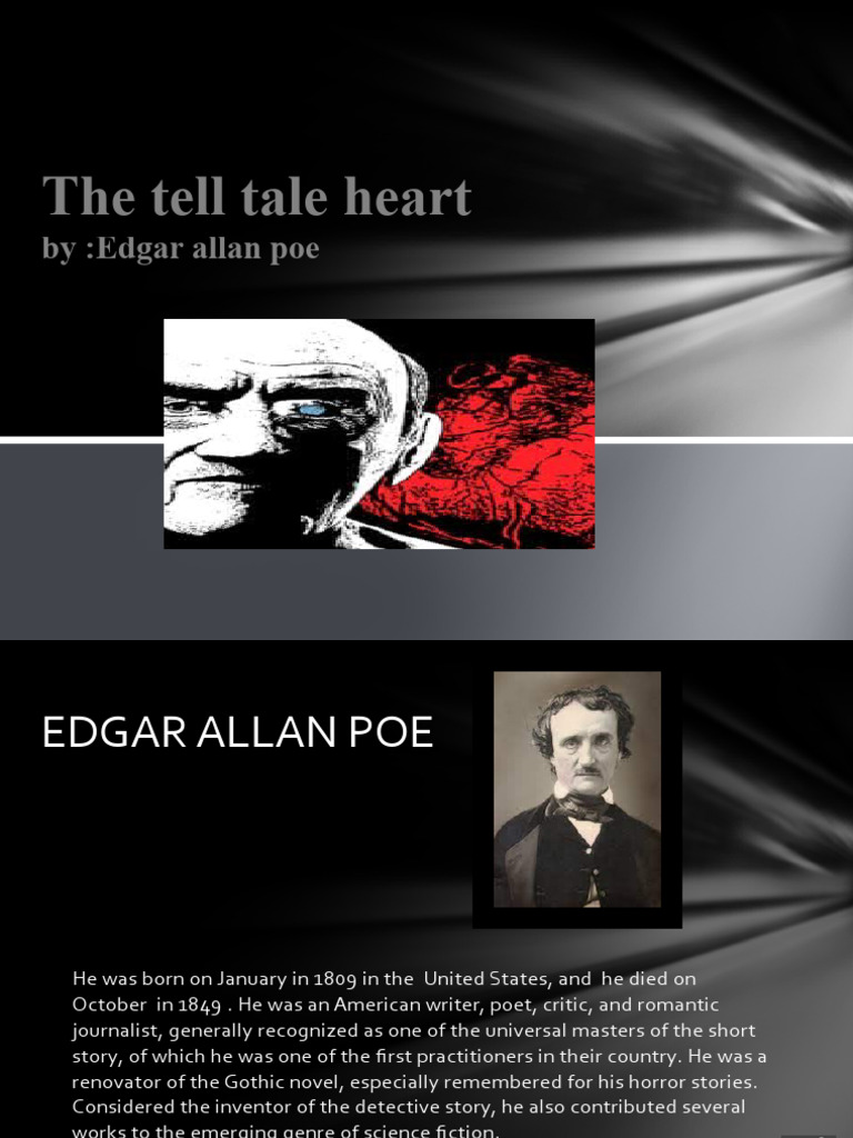 The Tell Tale Heart - Elements of A Short Story With Sound | PDF