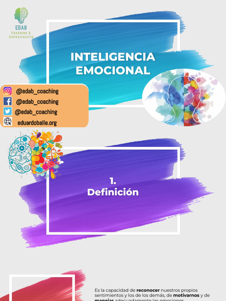 Inteligencia Emocional | PDF | Las emociones | Inteligencia emocional