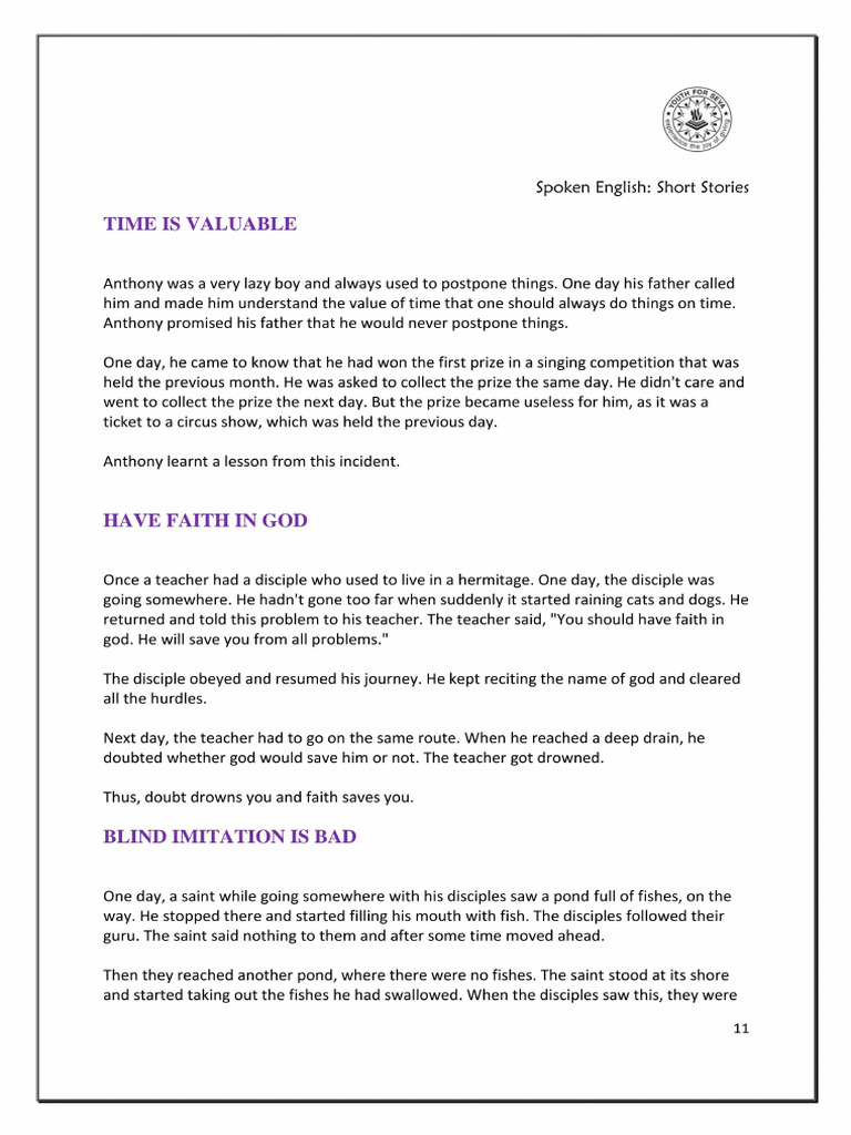 Short Story 7 | PDF