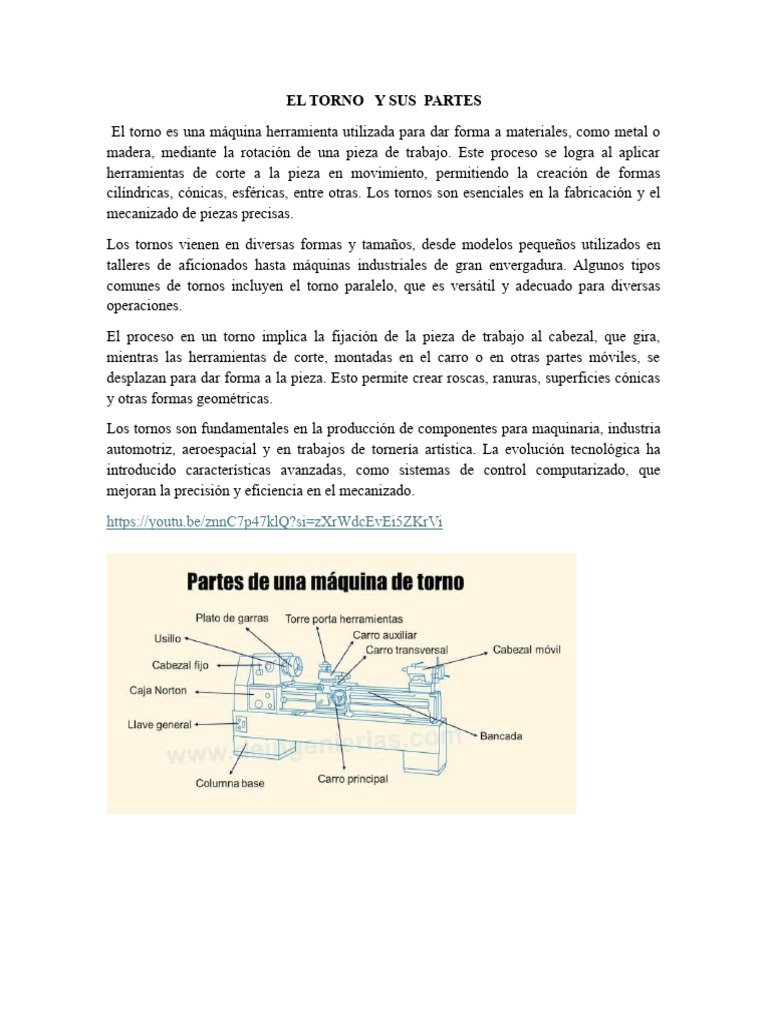 El Torno | PDF | Mecanizado | Metalurgia