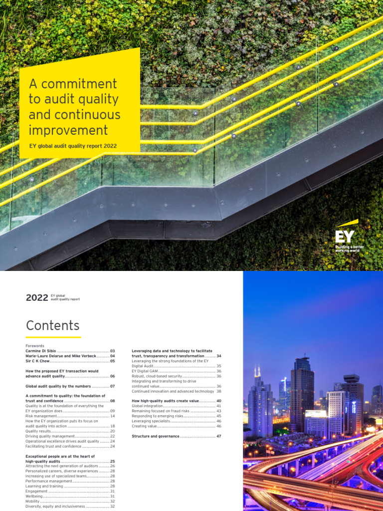 ey-global-audit-quality-report-2022 | PDF | Audit | Governance