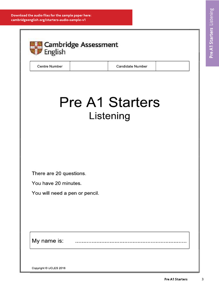 A1 CAMBRIDGE | PDF
