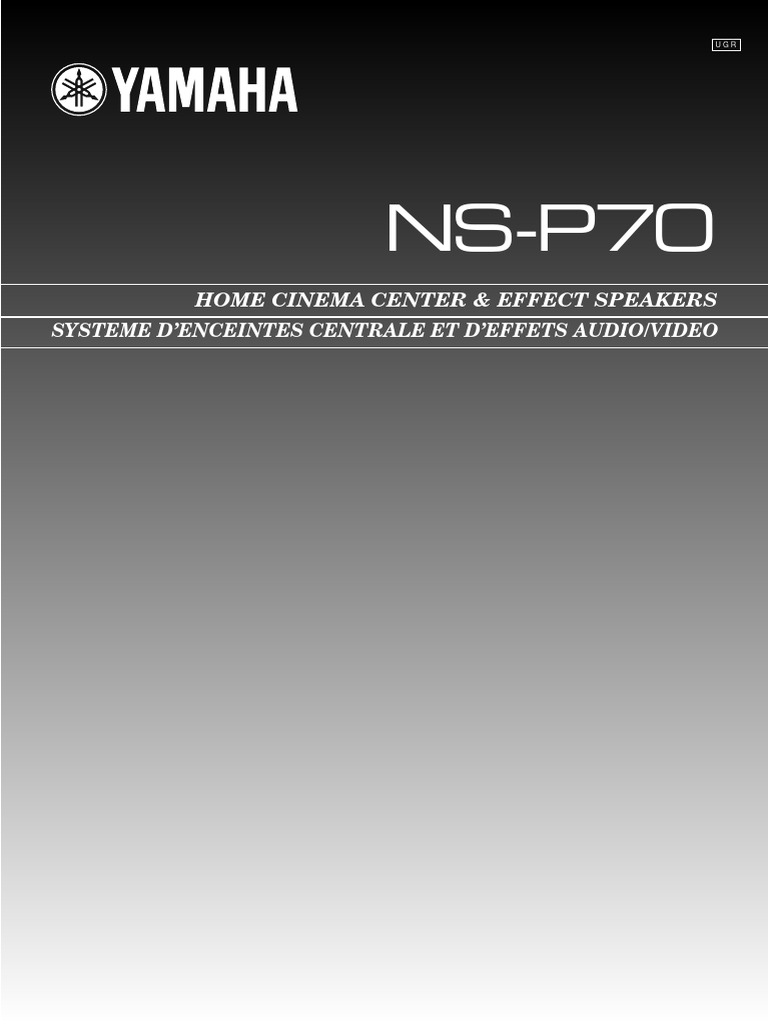 Yamaha Ns E56 Manual Do Utilizador | PDF | Loudspeaker | Sound Technology