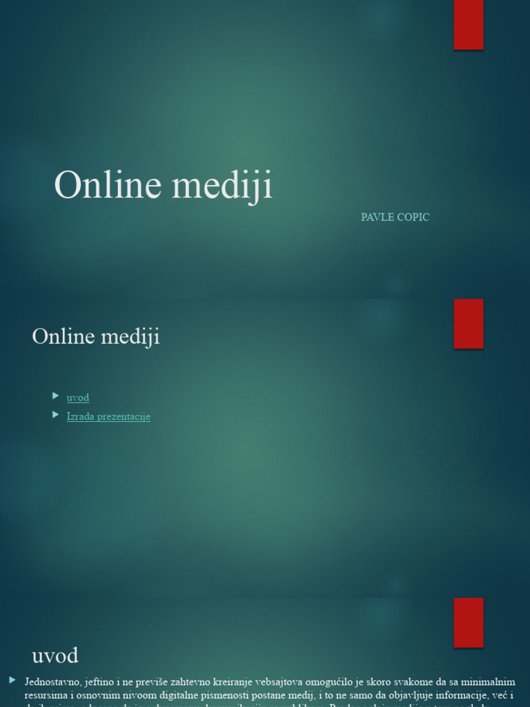 Online Mediji | PDF