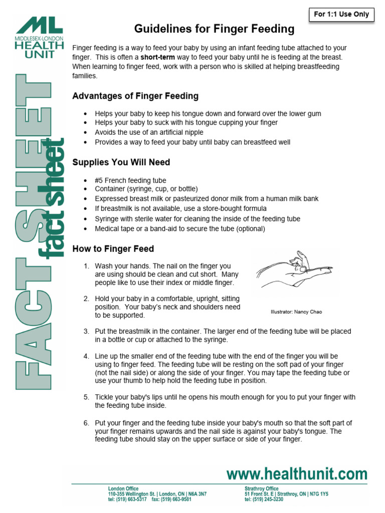 Finger Feeding Techniques for Babies | PDF | Breast Milk | Breastfeeding