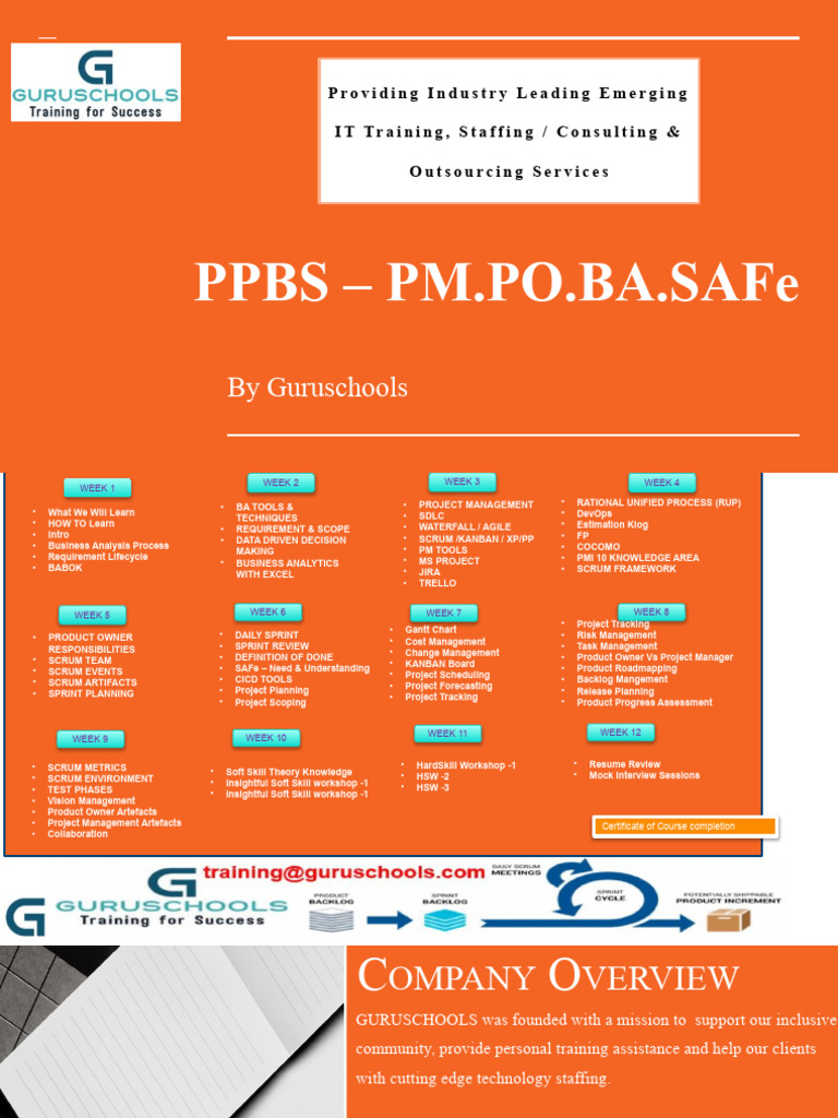 PPBS Training Overview and Curriculum | PDF | Scrum (Software ...