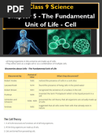 Class 9 Bio Chapter 1 Notes Cell | PDF | Cell Membrane | Cell Nucleus