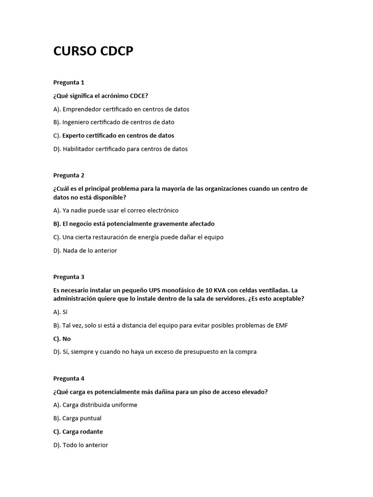 Curso CDCP | PDF | Ingenieria Eléctrica | Informática