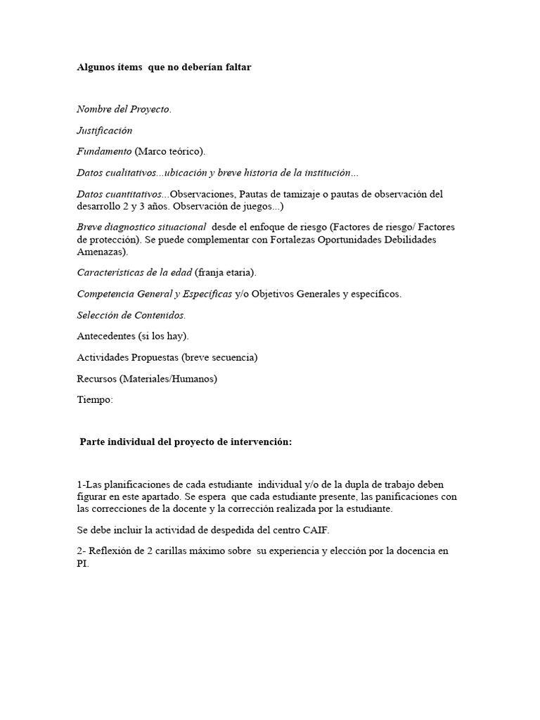 Mini Proyecto Items | PDF