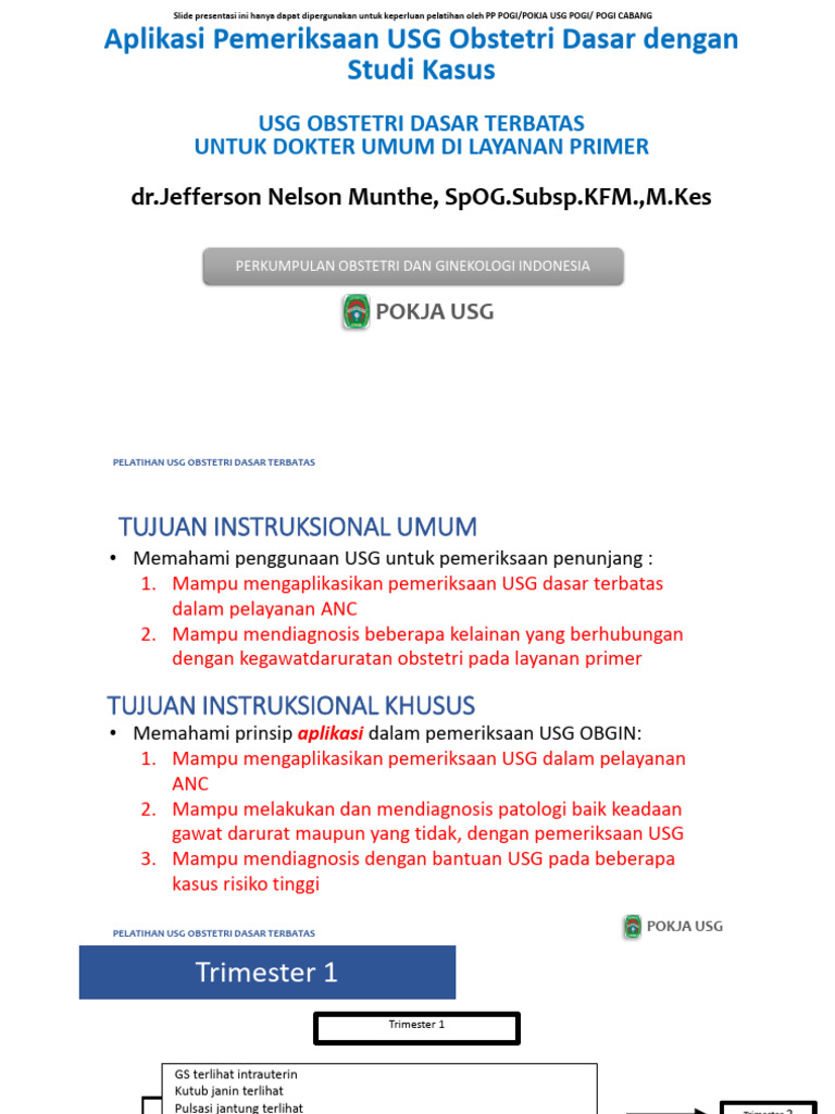 Aplikasi Usg Dengan Studi Kasus Ver 2 - Pokja Usg Pogi | PDF | Kesehatan Holistik