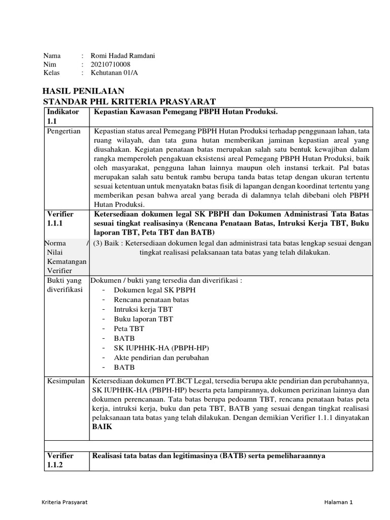 Lembar Kerja Prasyarat Romi Hadad Ramdani | PDF