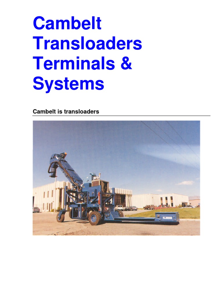 Transloaders Terminals & Systems | PDF | Truck | Rail Transport