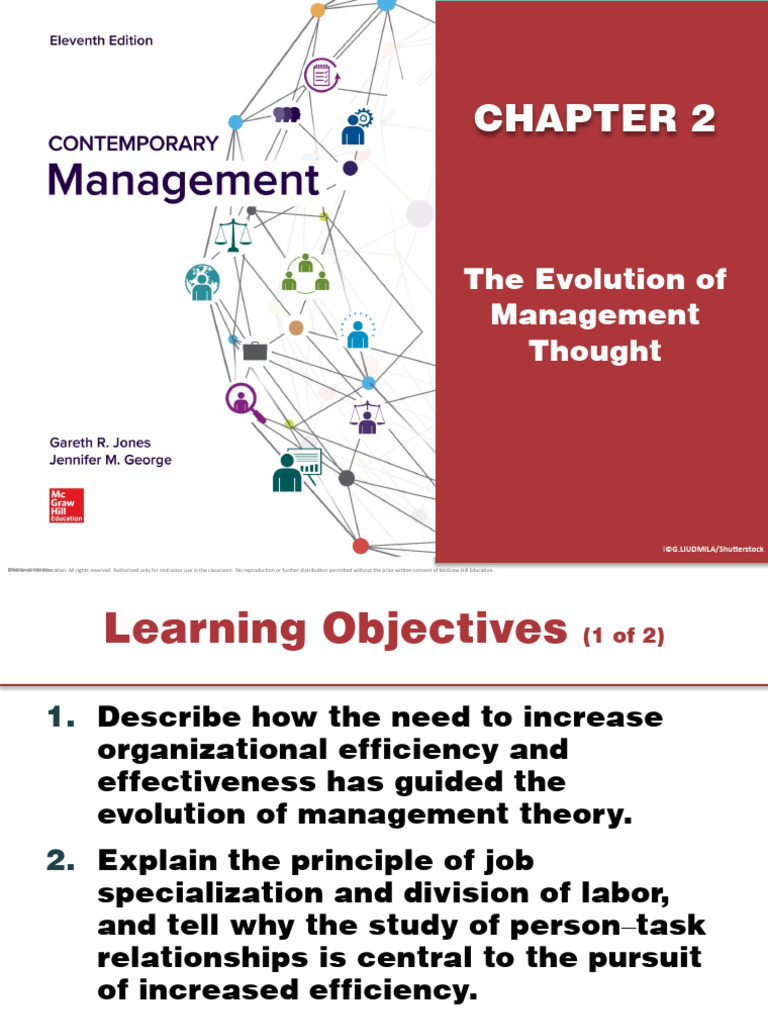 Chapter 2 - Evolution of Management Thoughts | PDF | Division Of Labour ...