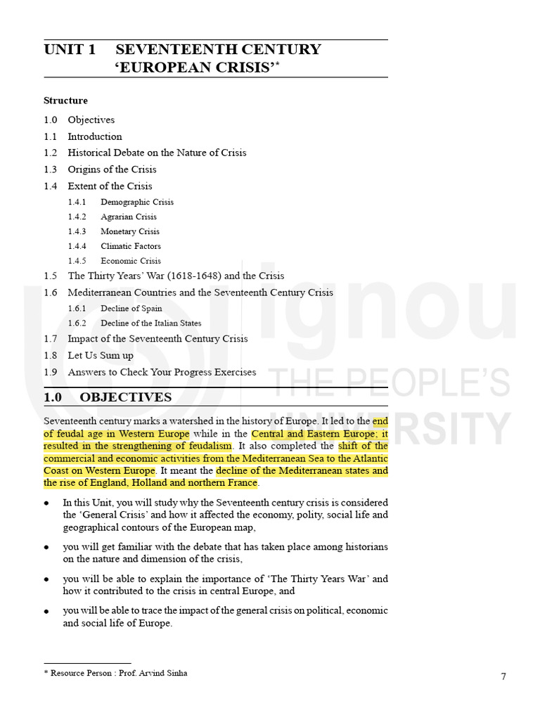 17TH Century European Crisis | PDF | Holy Roman Empire | Money