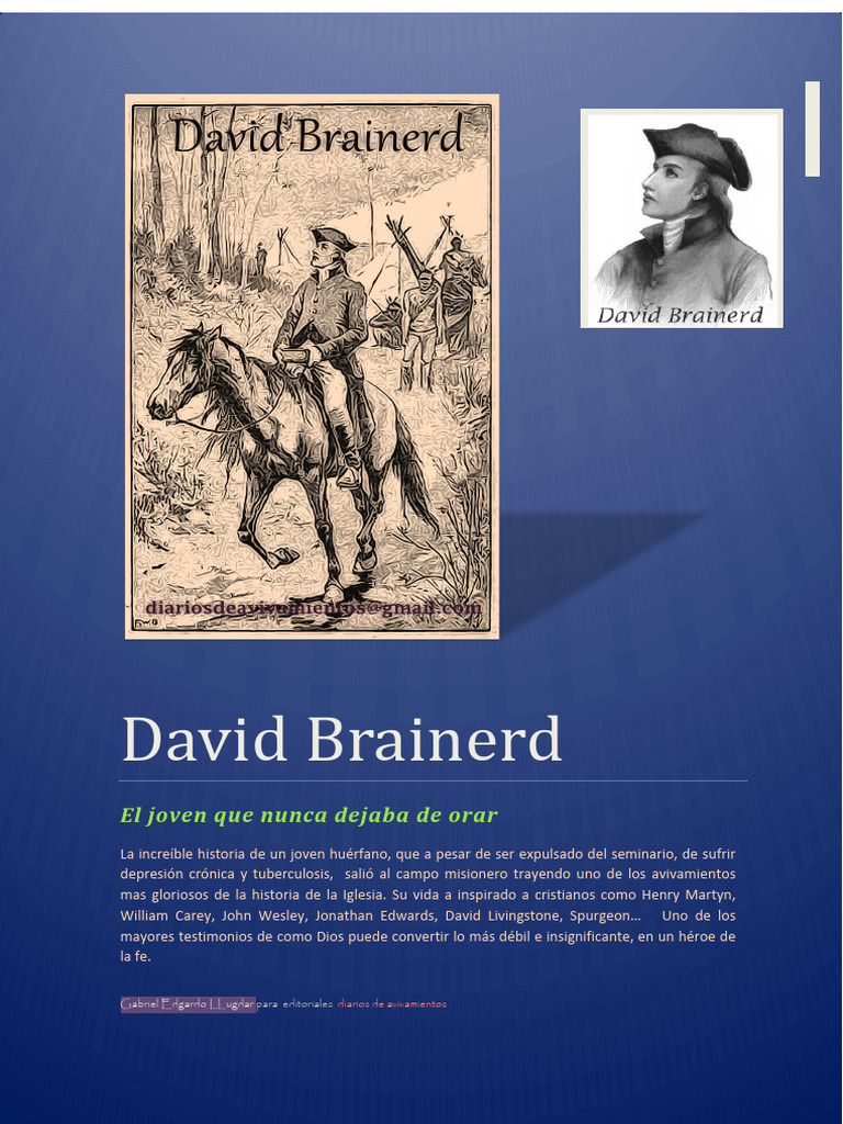 David Brainerd - El Joven Que Nunca Dejaba de Orar | PDF
