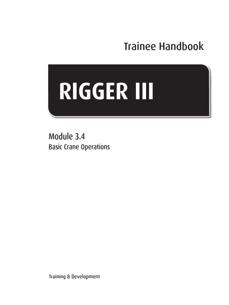 MODULE 34 | PDF | Crane (Machine)