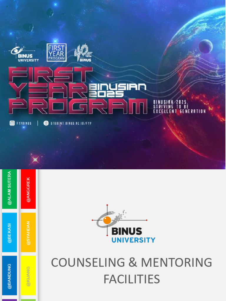 Fyp 2025 - Fasilitas Konseling - Mentoring 080721 | PDF | Learning | Behavioural Sciences