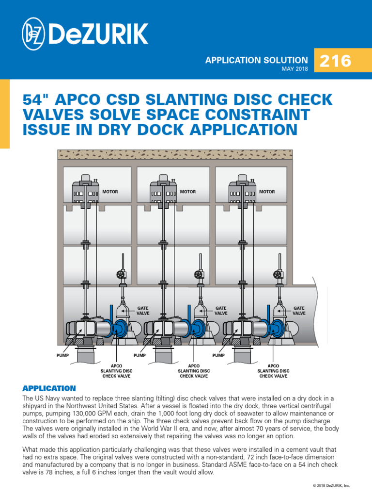 54 Apco Csd Slanting Disc Check Valves Solve Space Constraint Issue Pdf Pdf Valve Pump