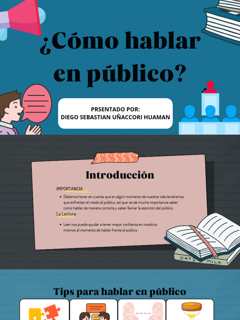Consejos para Hablar en Público | PDF