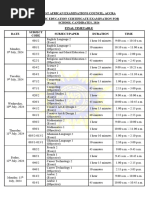2025 BECE Timetable NEW | PDF