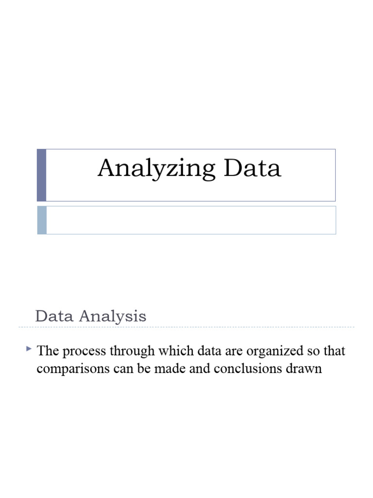 Data Analysis | PDF | Sampling (Statistics) | Data Analysis