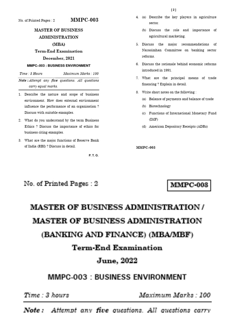 MMPC-003 Dec 2021-June 2023 | Download Free PDF | Corporate Social ...