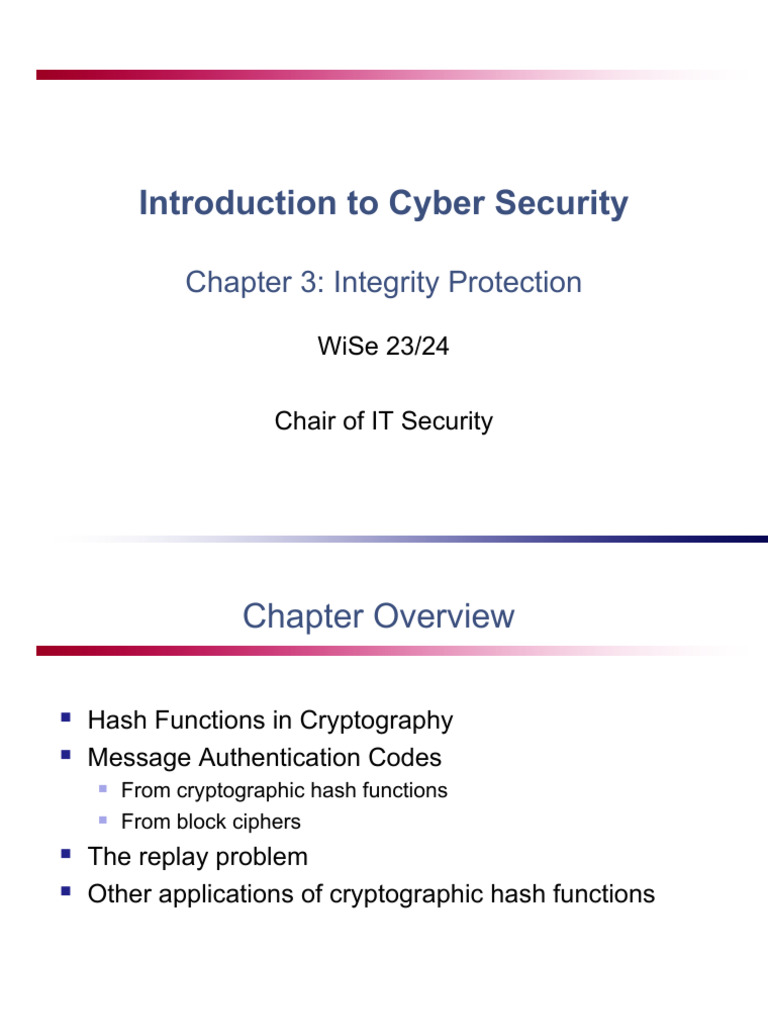 Chapter3 Integrity | Download Free PDF | Espionage Techniques | Military Communications