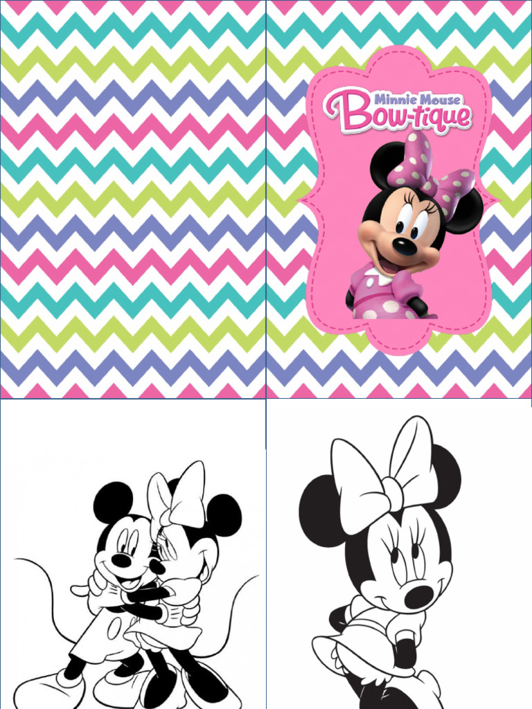 19 Mini Libros de Colorear | PDF