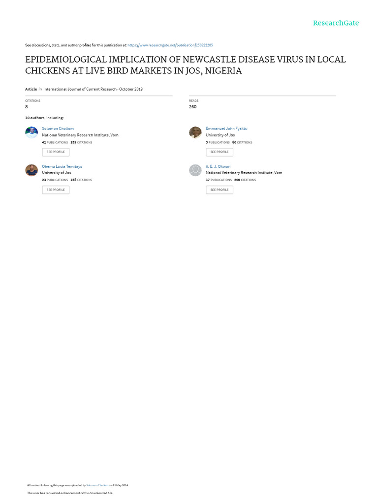 epidem doc lec | PDF | Animal Diseases | Virology